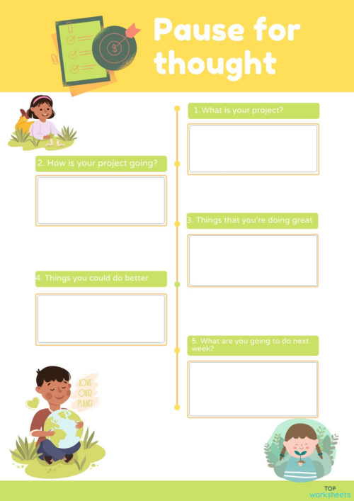 Global Skills - Pause for thought. Interactive worksheet | TopWorksheets