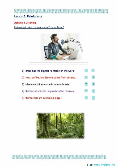Interactive worksheets and online exercises in english | TopWorksheets