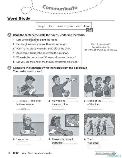 OD3 unit 1 WB - Word Study. Interactive worksheet | TopWorksheets