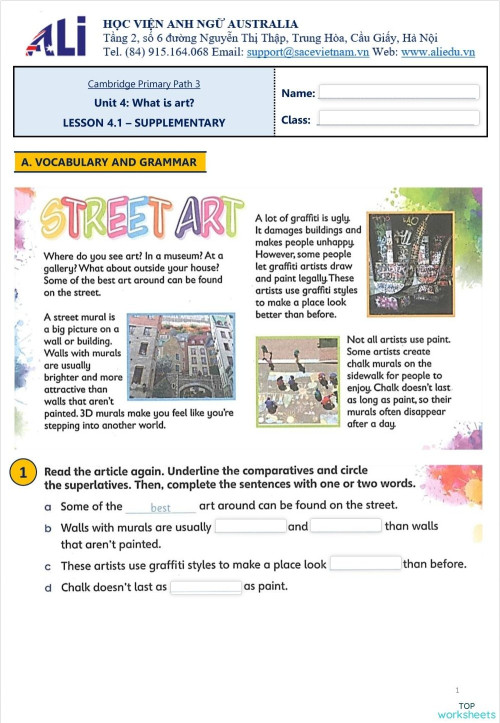 CP3_U4_L1_Supplementary. Interactive worksheet | TopWorksheets