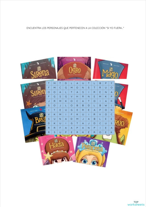 "Si yo fuera". Ficha interactiva | TopWorksheets