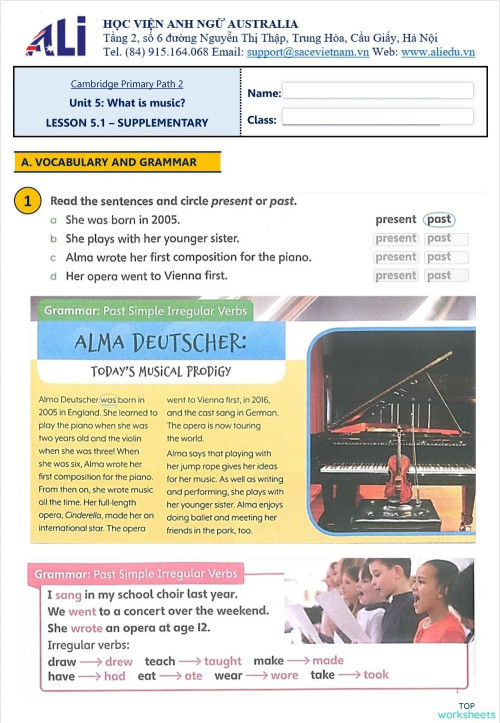 Writing: a blog. Interactive worksheet | TopWorksheets