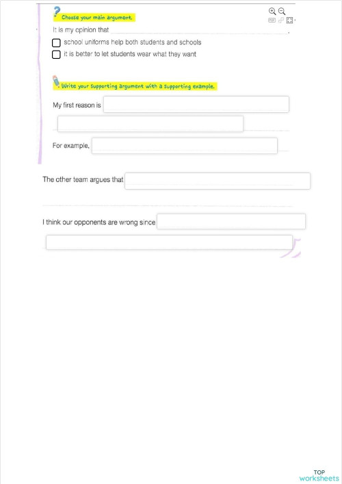 AEF Starter - 6B - HW. Interactive worksheet | TopWorksheets