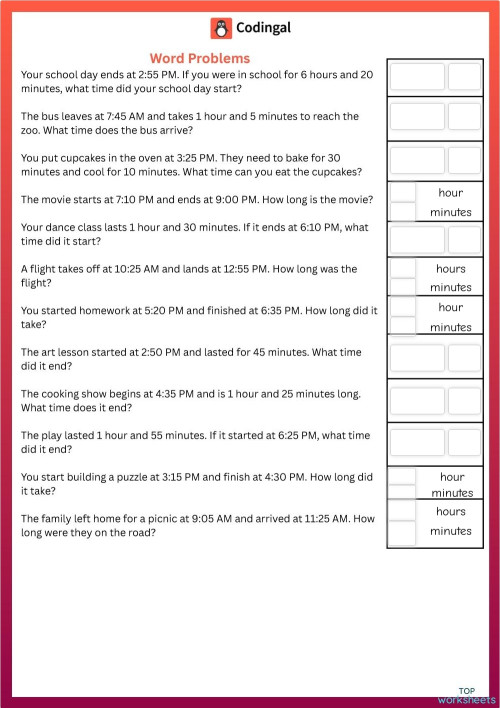 Interactive worksheets and online exercises in english | TopWorksheets