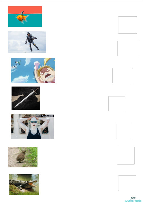 Listen and match (3). Interactive worksheet | TopWorksheets