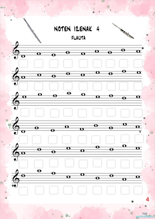 3. Maila FLAUTA 4. Interactive worksheet | TopWorksheets