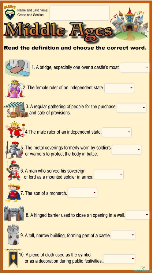 5th.grade. Vocab. Unit 6. Eval. Act.. Interactive worksheet | TopWorksheets