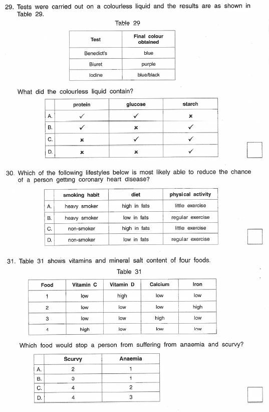 SPE Science 2020 (Section A) - Part 2. Interactive worksheet ...