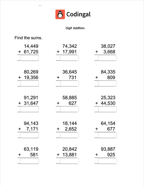 M_G03T02_WA01_Additon and Subtraction of LargeNumbers. Interactive ...