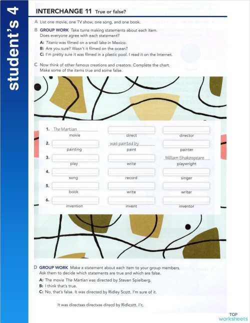 IC211 student's 04. Interactive worksheet | TopWorksheets