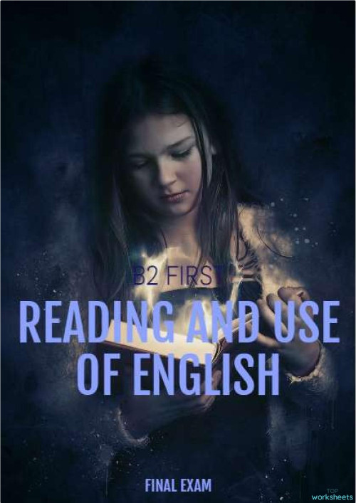 Part 2 B2 First Reading and Use of English Final Exam. Interactive ...