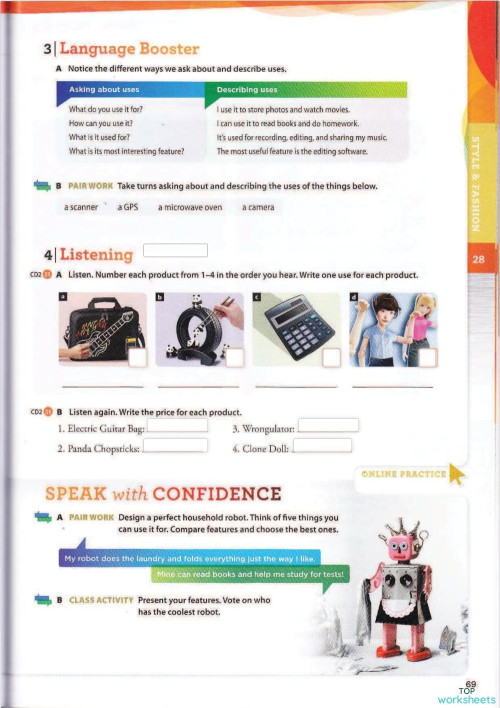 Speaking: interactive worksheets and online exercises | TopWorksheets