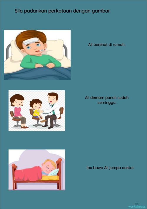 L1-demam panas. Interactive worksheet | TopWorksheets