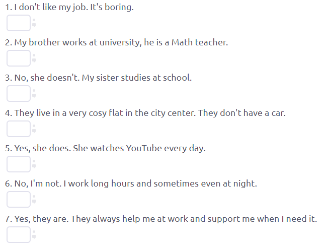 Lesson 2. Present Simple. Interactive worksheet | TopWorksheets