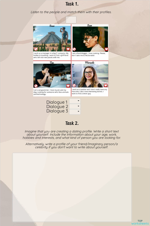 Lesson 2 Present Simple Interactive Worksheet Topworksheets