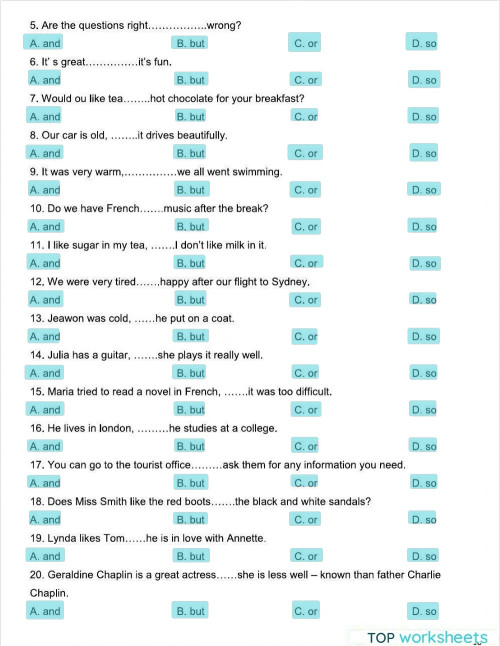 Unit 7-1. Interactive worksheet | TopWorksheets