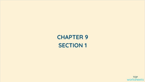 Chapter 9 Section 1. Interactive worksheet | TopWorksheets