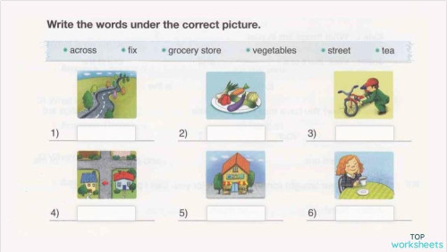 Where are you going?. Interactive worksheet | TopWorksheets