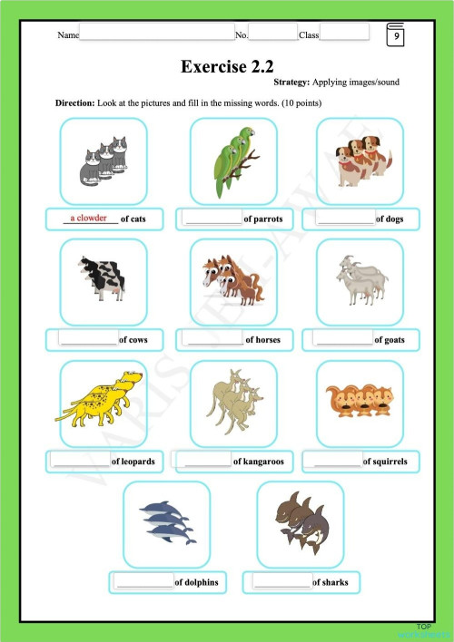 Unit 3: 2.2. Interactive worksheet | TopWorksheets