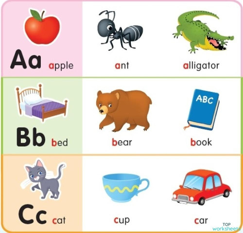 phonics abc 2. Interactive worksheet | TopWorksheets