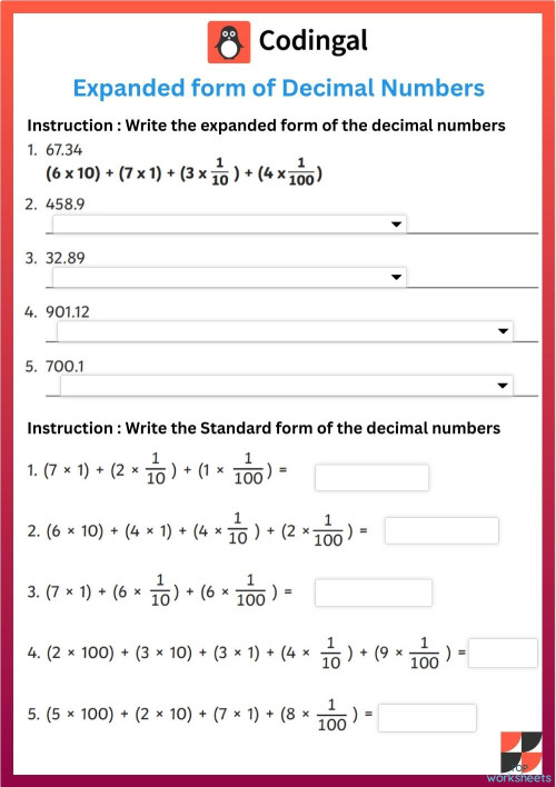 M_G04M09L30_WE01_Writing Decimals in Different Forms. Interactive ...