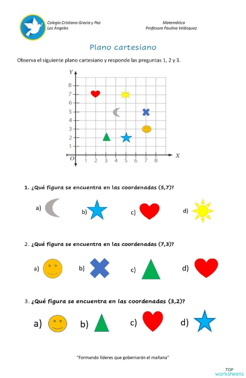 Plano De Coordenadas 5 5 Imprimible El Plano Cartesiano Para Quinto