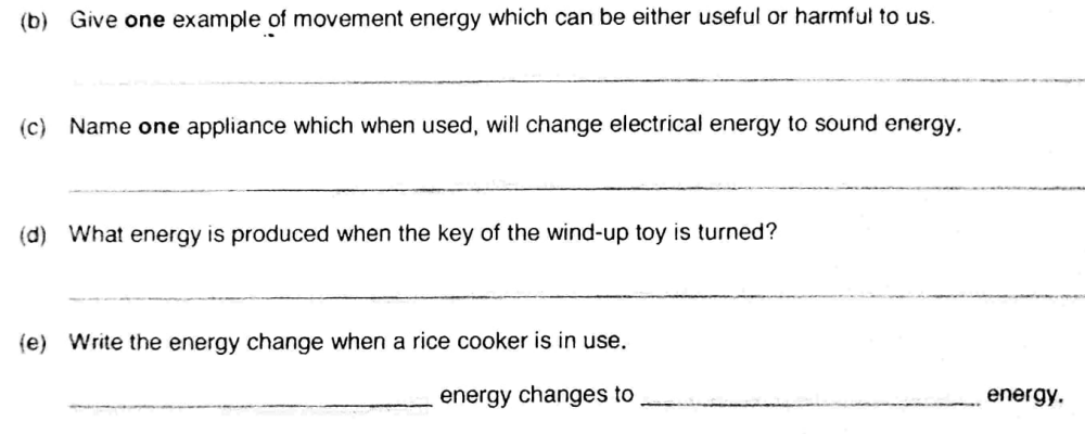 Theme 2 Year 4-5 PSR Question on Energy, Heat, Light and Sound 020322 ...
