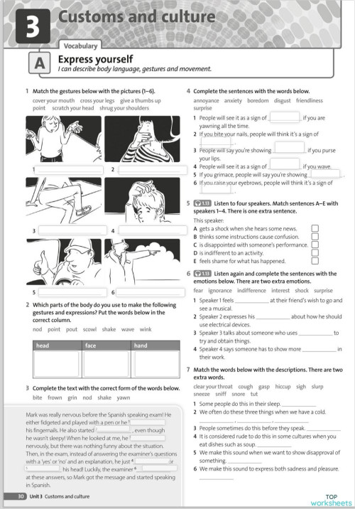 Solutions upper-intermediate unit 3 a and b. Interactive worksheet ...