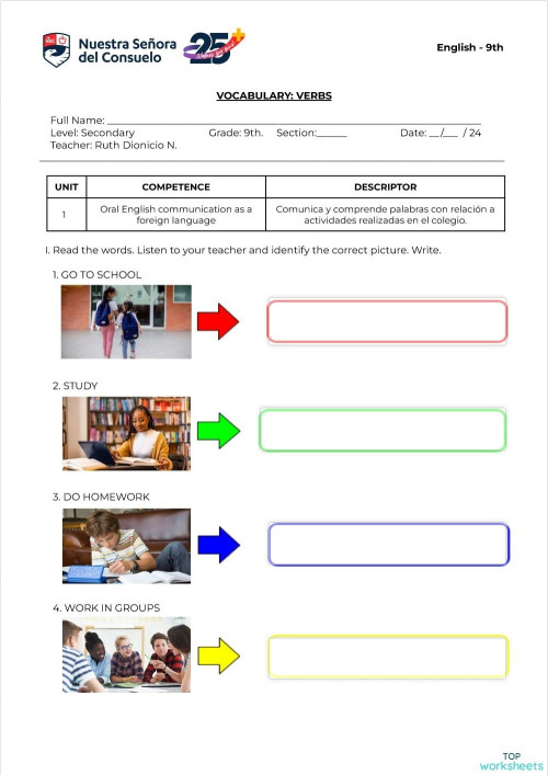 DAD Reading. Interactive worksheet | TopWorksheets