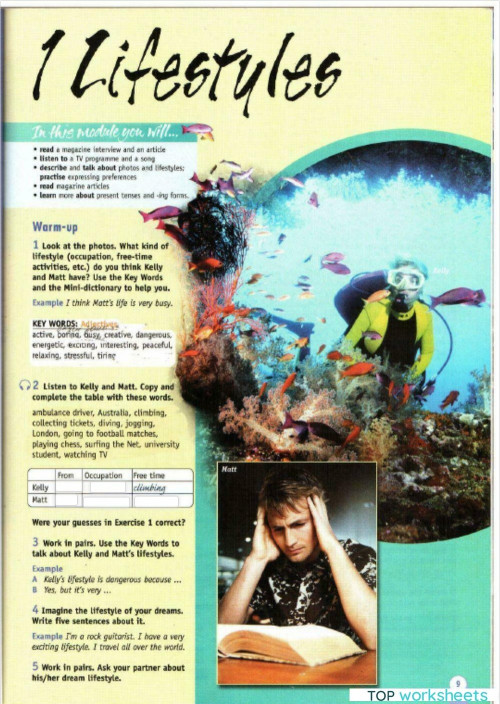 Opportunities mod 1. Interactive worksheet | TopWorksheets