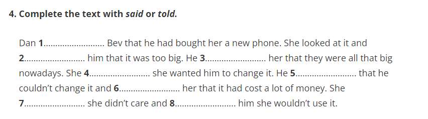 Gateway B1 Unit 9 Reported Speech. Interactive worksheet | TopWorksheets