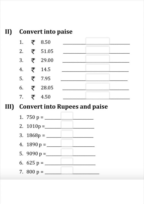 M_G02M16L68_WE02_Money conversion. Interactive worksheet | TopWorksheets