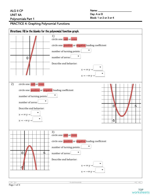 U4A Practice 4. Interactive worksheet | TopWorksheets