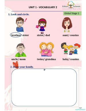 UNIT 1 VOCAB 2. Interactive worksheet | TopWorksheets