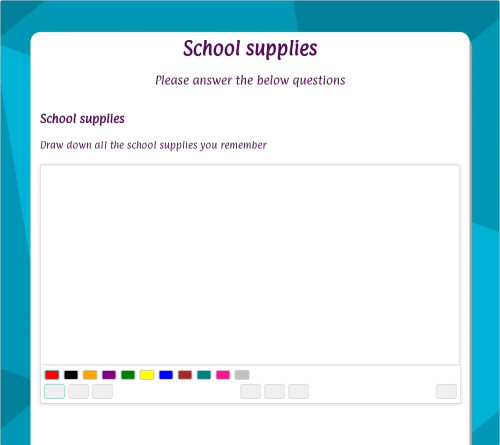 School supplies. Interactive worksheet | TopWorksheets