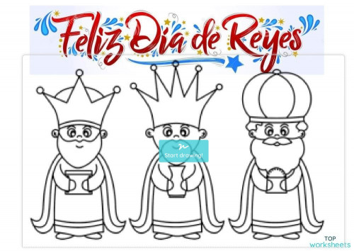 DIA DE REYES. Ficha interactiva | TopWorksheets