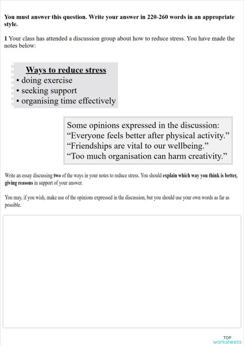 CAE Practice Tests PAPER 2 - WRITING PART 1 PART 2. Interactive ...