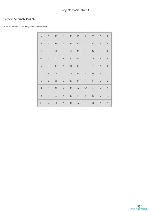 English Worksheet. Interactive worksheet | TopWorksheets