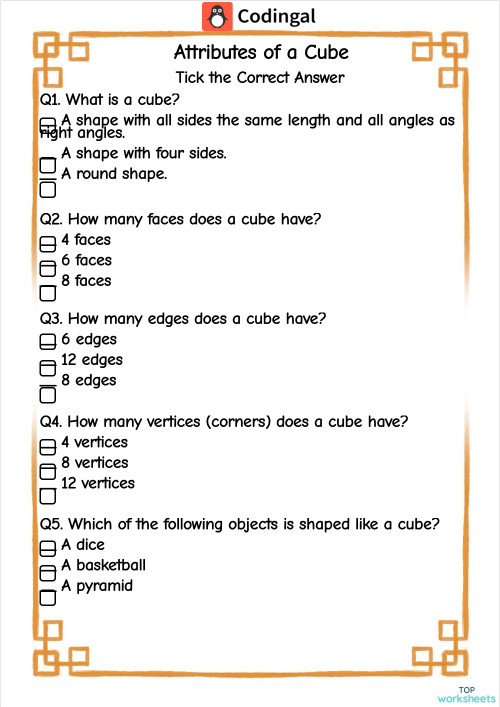M_G02M12L60_WE02_Attributes of a Cube. Interactive worksheet ...