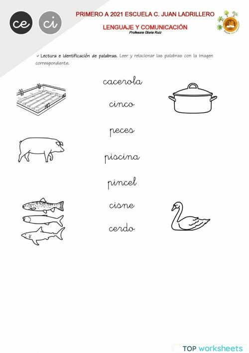 Ce- Ci. Ficha interactiva | TopWorksheets