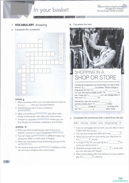 SL/ Azure / 3B. Interactive worksheet | TopWorksheets