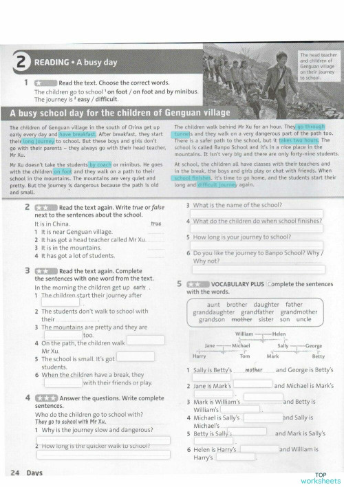 Level 5 - Unit 2 (Workbook). Interactive worksheet | TopWorksheets