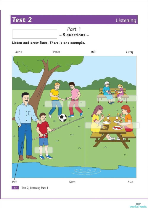 A1 MOVERS LISTENING PART 3 Sports Day. Interactive worksheet ...
