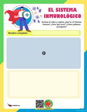 Sistema inmunológico. Ficha interactiva | TopWorksheets