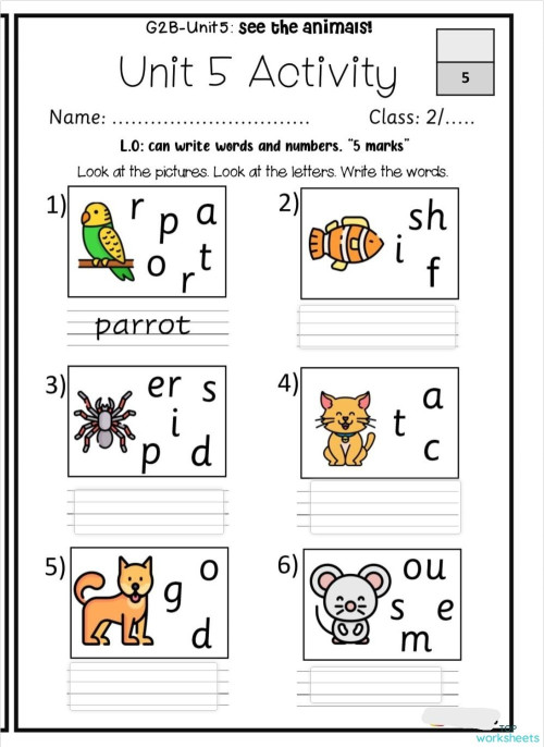 activity one. Interactive worksheet | TopWorksheets