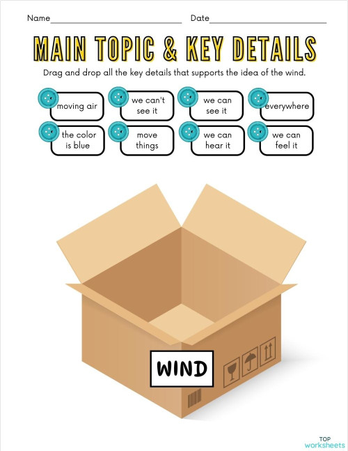 M3 L3 Main Topic & Key Details. Interactive worksheet | TopWorksheets