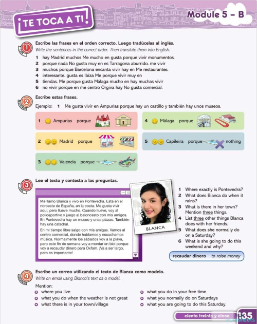 Mi insti 135. Ficha interactiva | TopWorksheets