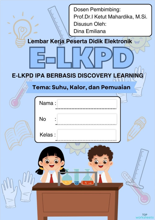 E-LKPD berbasis PjBL. Interactive worksheet | TopWorksheets