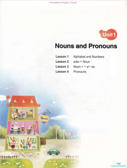 1- Grammar [Alphabet - a-an-nouns-singular&Plural - Subject pronouns ...