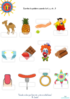 Fichas interactivas y ejercicios online en español | TopWorksheets